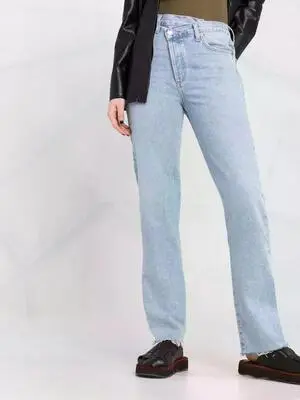 AGOLDE Criss Cross Straight-leg Jeans