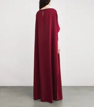 Carolina Herrera Embellished Kaftan Maxi Dress