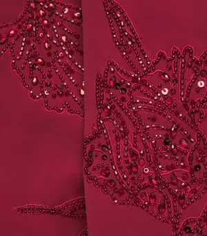 Carolina Herrera Embellished Kaftan Maxi Dress
