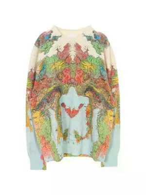 Burberry Map Print Sweater
