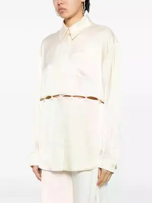 Nanushka Maxon Satin Blouse