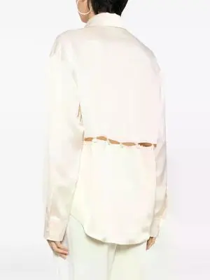 Nanushka Maxon Satin Blouse