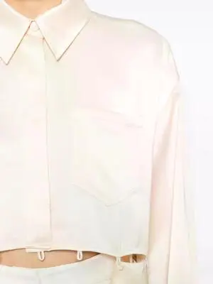 Nanushka Maxon Satin Blouse