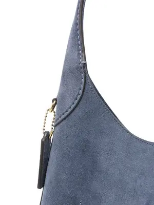 COACH Brooklyn 28 Suede Leather Shoulder Bag - Blue
