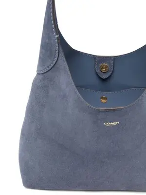 COACH Brooklyn 28 Suede Leather Shoulder Bag - Blue