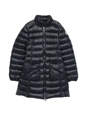 Moncler Genet Long Down Jacket - Blue
