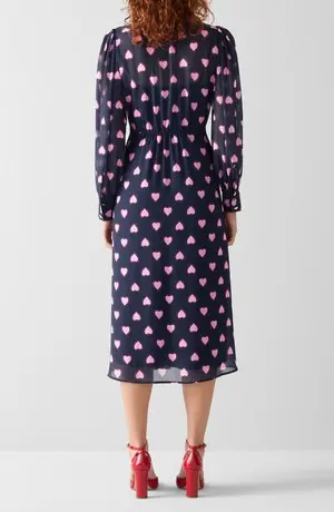 LK BENNETT Cody Long Sleeve Shirtdress