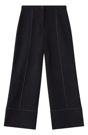 LK BENNETT Eugine Crop Wide Leg Pants
