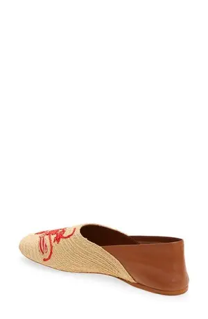 Farm Rio Raffia Ballet Flats