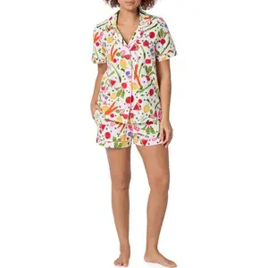 BEDHEAD PAJAMAS Stretch Cotton Jersey Pajamas - Organic Garden