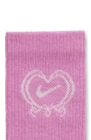 Nike Cushioned Crew Socks - Light Magenta/sail