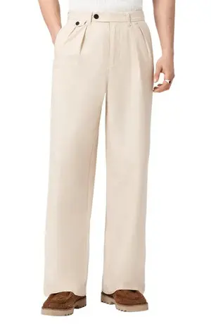 ALLSAINTS Conway Cotton Pants - Sandshell Taupe