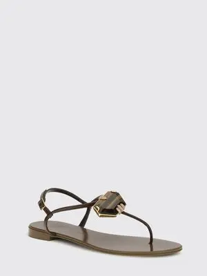 GIUSEPPE ZANOTTI Embellished Heeled Sandal - Dark