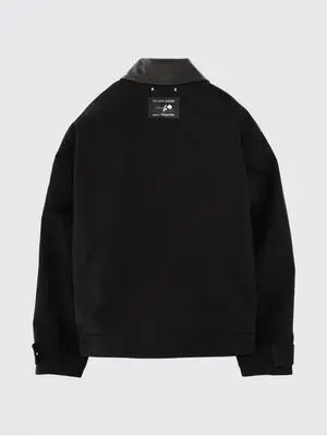 GOLDEN GOOSE Jacket With Leather Collar - Black
