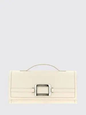 ROGER VIVIER Handheld Clutch - White