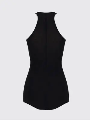 Rick Owens Ribbed Halter Neck T-shirt - Black