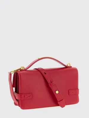 Balmain Leather Handbag - Fuchsia