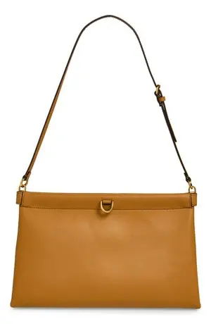 Etro Leather Clutch - Ochre