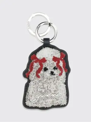 GANNI Key Chain - Black