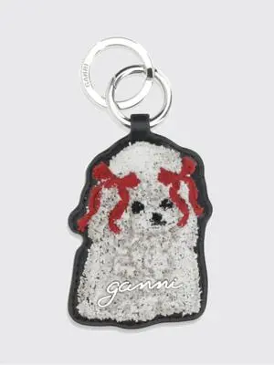 GANNI Key Chain - Black