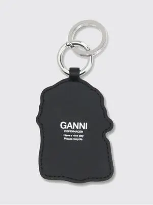 GANNI Key Chain - Black