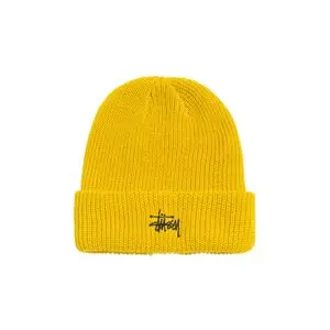 StÜssy Basic Stüssy Cuff Beanie Yellow