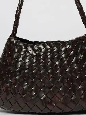 Dragon Diffusion Woven Shoulder Bag - Brown
