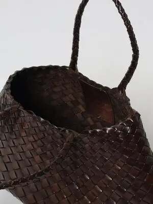 Dragon Diffusion Woven Handbag - Brown
