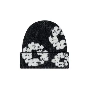 DENIM TEARS Cotton Wreath Beanie - Black
