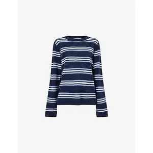 REFORMATION Striped Cashmere Jumper