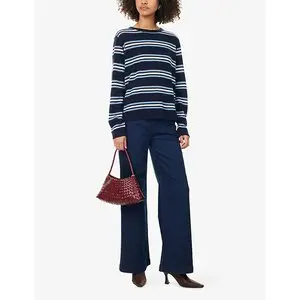 REFORMATION Striped Cashmere Jumper