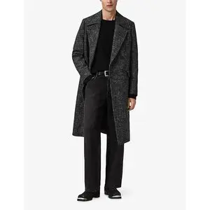 ALLSAINTS Lincoln Double-breasted Wool-blend Coat