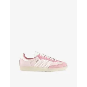 Adidas Samba Og Leather Trainers - Wonder Quartz Offwhite W
