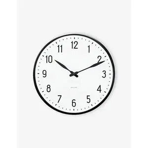 ARNE JACOBSEN Station Wall Clock 29cm - White