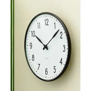 ARNE JACOBSEN Station Wall Clock 29cm