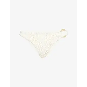 Monday Swimwear Bronte Crochet Bikini Bottoms - Ivory Crochet