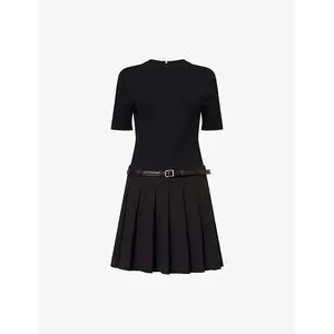 Simkhai Abbie Pleated Mini Dress