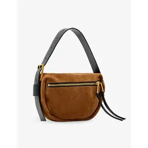 ALLSAINTS Noemie Suede Mini Shoulder Bag