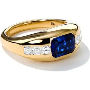 MARK HENRY 18k Gold And Diamond Ring - Sapphire