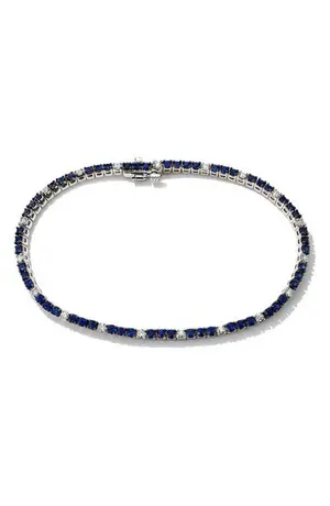 MARK HENRY Diamond And Tennis Bracelet - Sapphire
