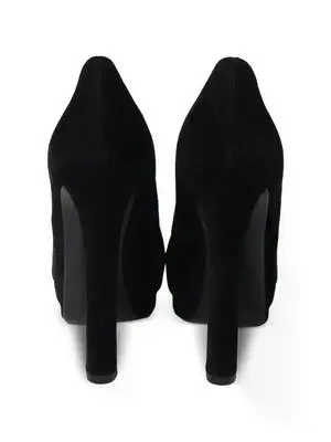 Bottega Veneta Suede Platform Pumps
