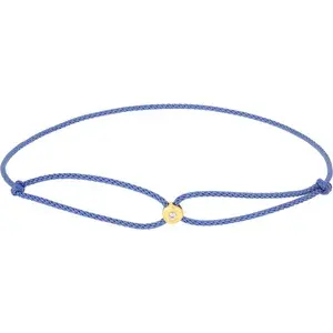 Ef Collection Diamond Dot Cord Bracelet - 14k Yellow Gold/sky