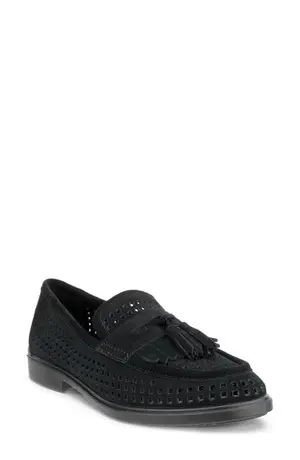 Ecco Classic Tassel Loafer - Black