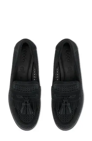 Ecco Classic Tassel Loafer - Black