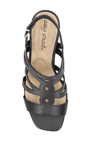 EASY WORKS BY EASY STREET Divine Slingback Sandal - Black