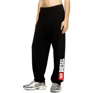 DIESEL® P-marky-div Regular Fit Cotton Sweatpants - Deep/black