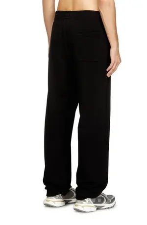 DIESEL® P-marky-div Regular Fit Cotton Sweatpants - Deep/black