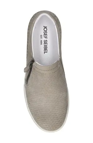 Josef Seibel Claire Side Zip Sneaker - Gray