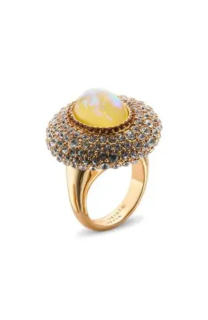 Kurt Geiger Cocktail Ring - Yellow