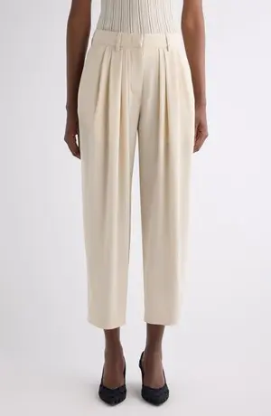 Women's Casual Pleated Trousers